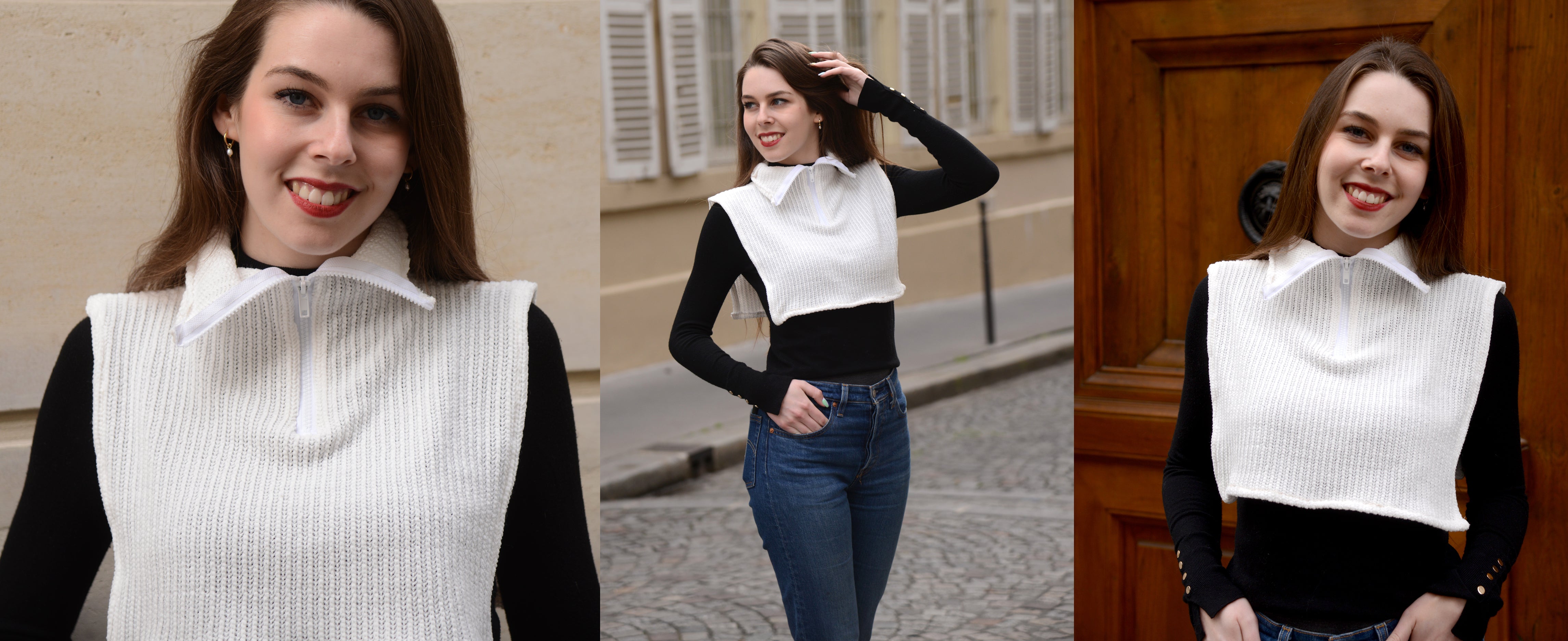 Tuto : col à zip – Les Coupons de Saint-Pierre