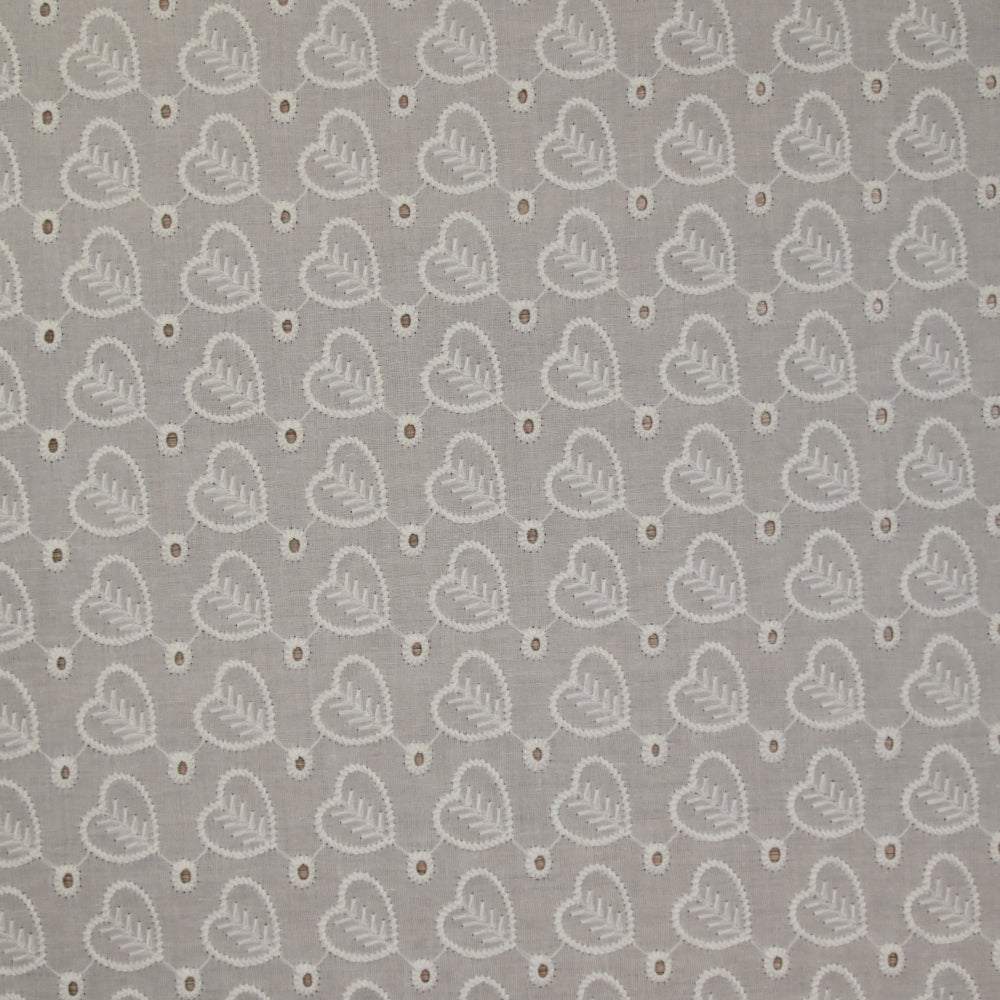 Broderie anglaise festonnée Jenny fond blanc cassé – Les Coupons de ...