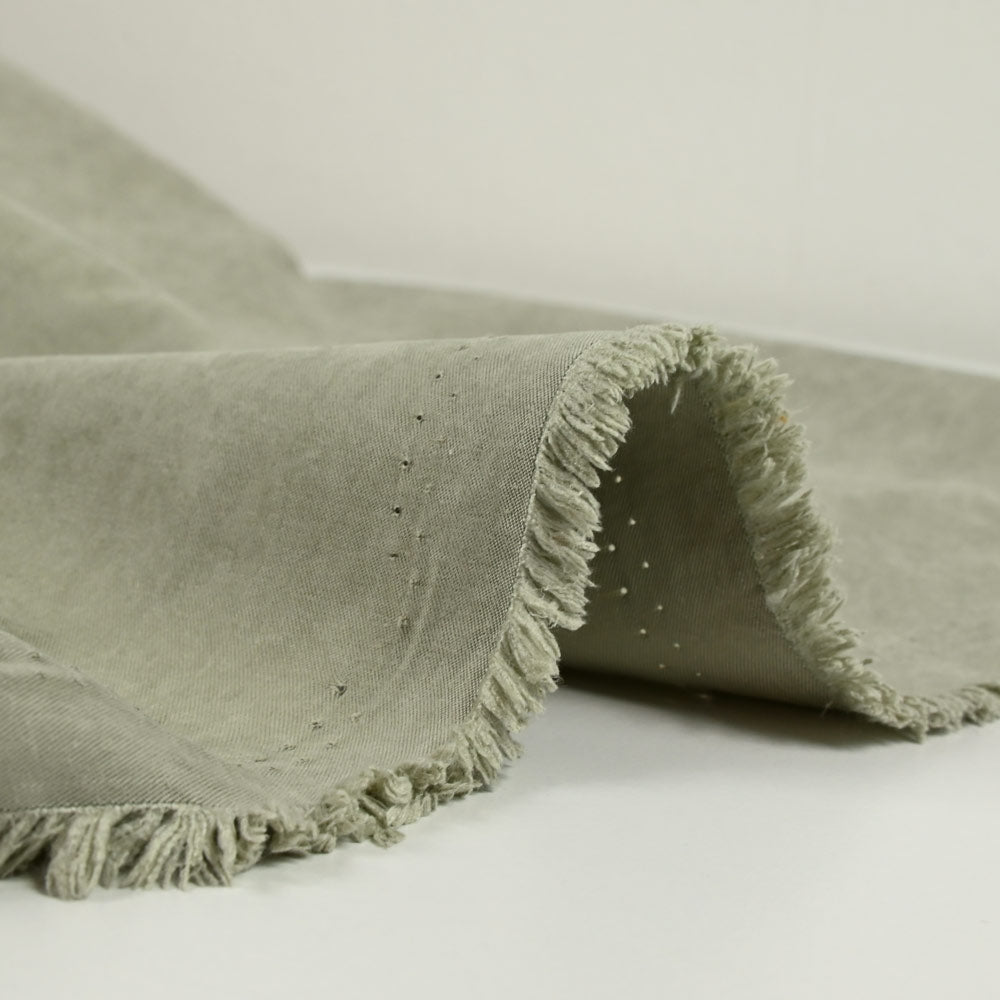 Polyester effet cupro vert de gris – Les Coupons de Saint-Pierre