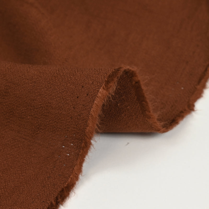 Crêpe viscose Lily noisette – Les Coupons de Saint-Pierre