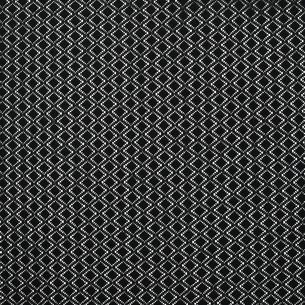 Maille ajourée petits losanges noir – Les Coupons de Saint-Pierre