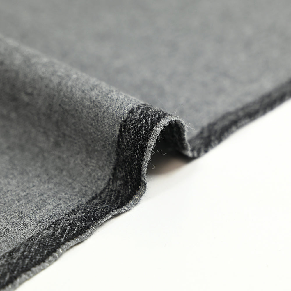 Flanelle de laine fine gris chiné – Les Coupons de Saint-Pierre