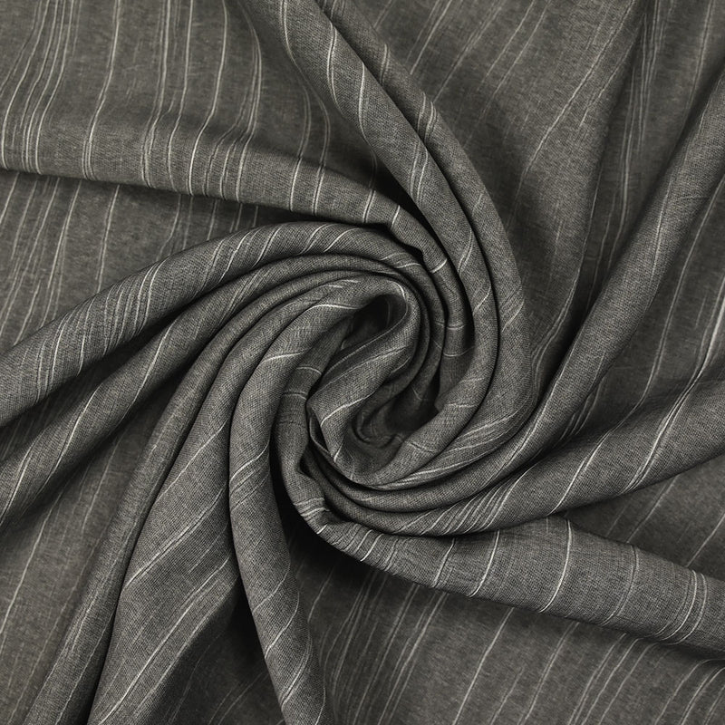 Voile de coton froissé gris ardoise – Les Coupons de Saint-Pierre