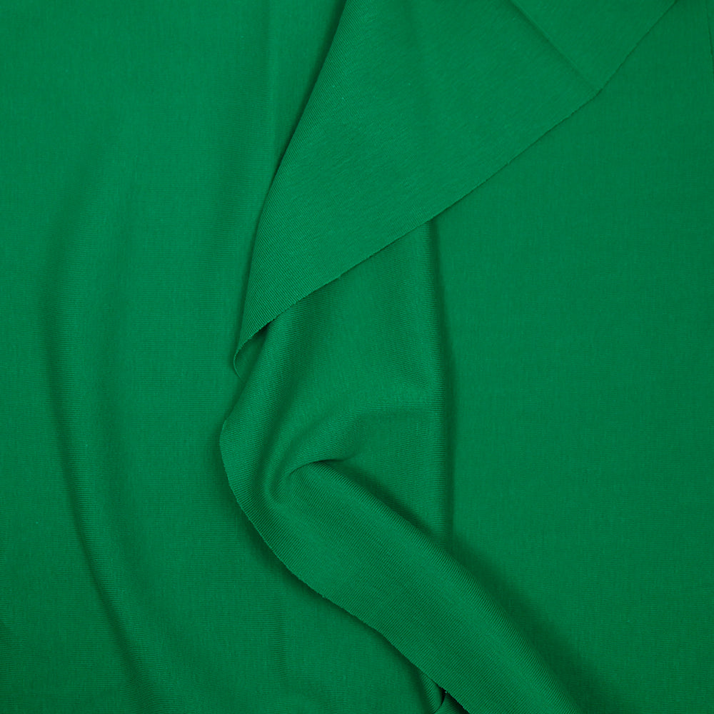 Grass green tubular ribbed jersey – Les Coupons de Saint-Pierre