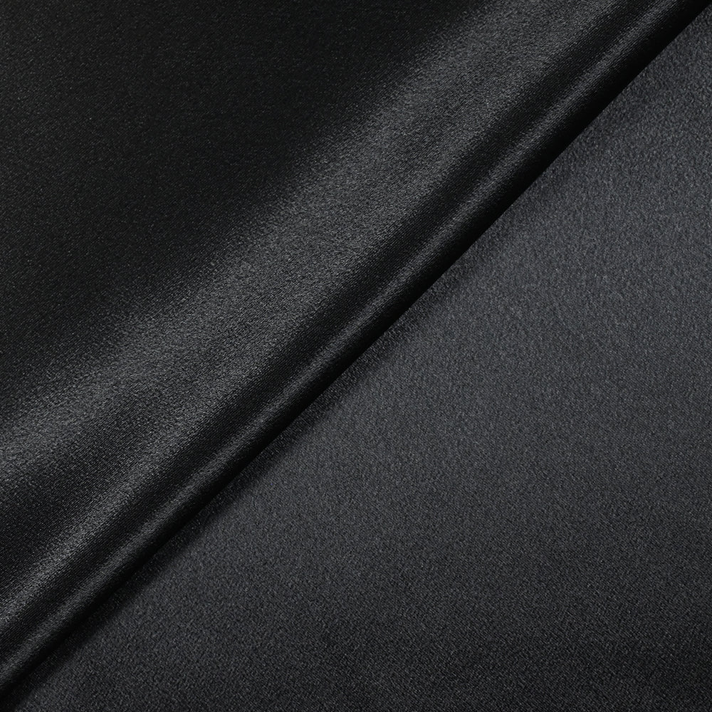 Crêpe envers satin noir – Les Coupons de Saint-Pierre