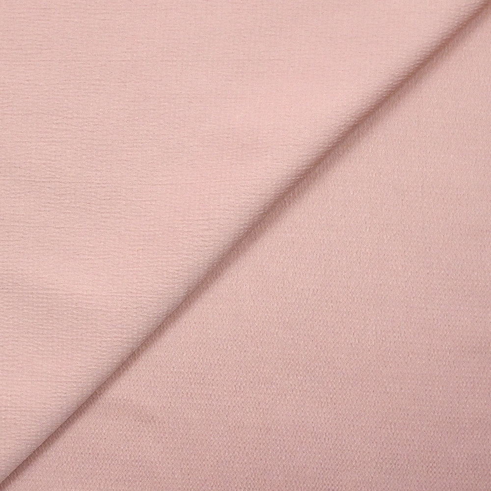 Crêpe satin polyester Bubble rose clair – Les Coupons de Saint-Pierre