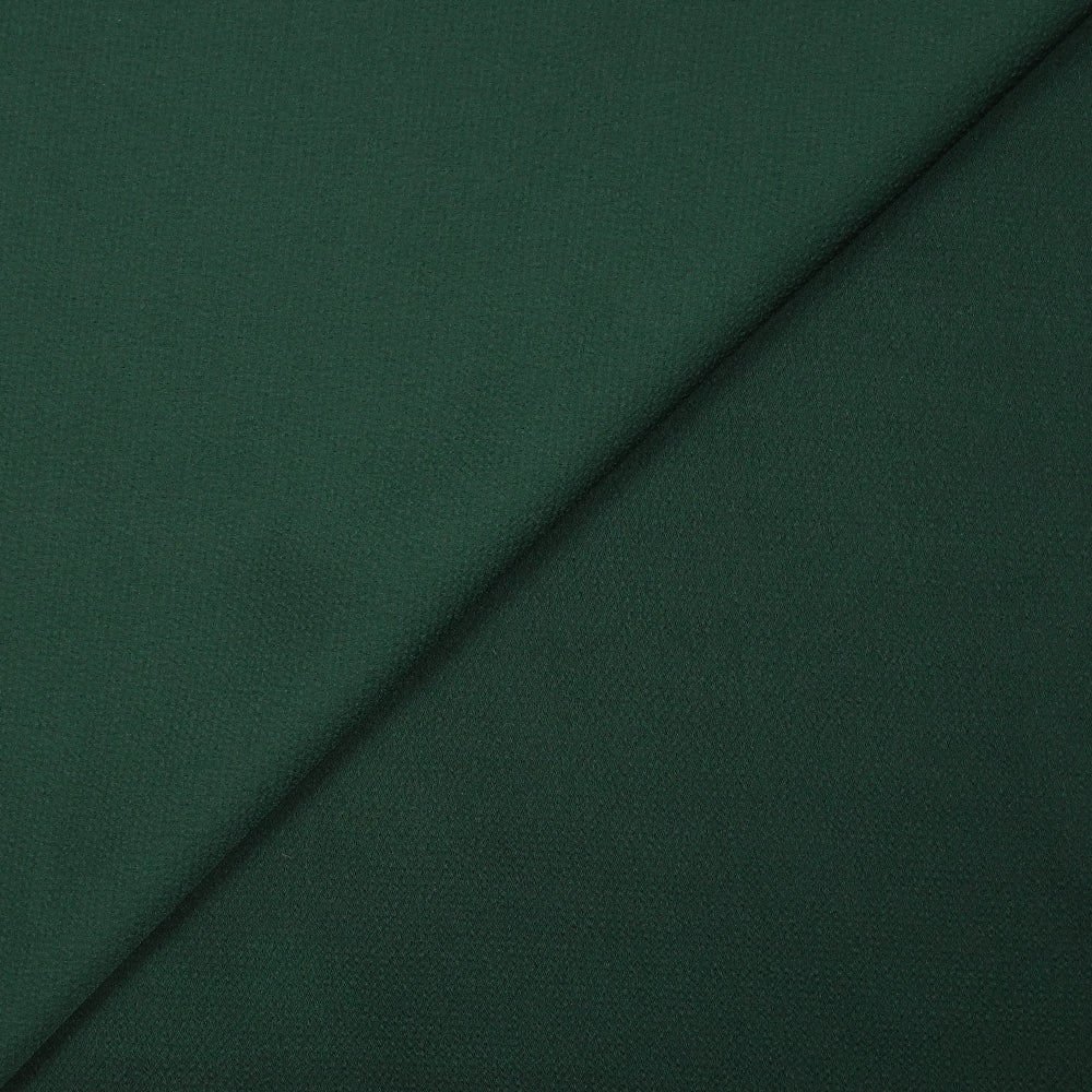 Crêpe satin polyester Bubble vert forêt – Les Coupons de Saint-Pierre
