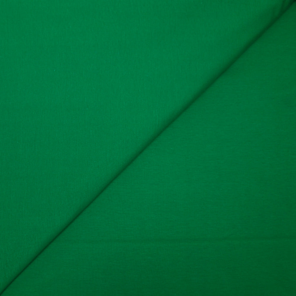 Grass green tubular ribbed jersey – Les Coupons de Saint-Pierre