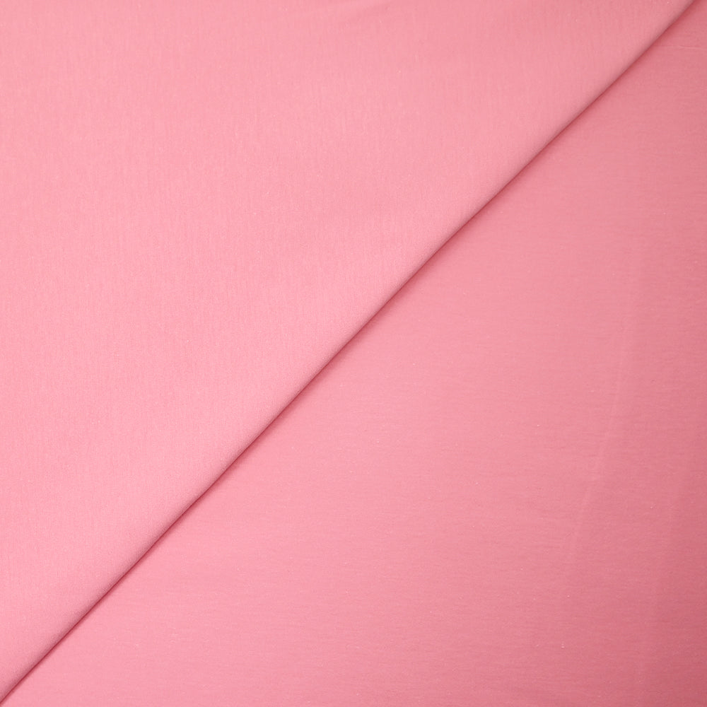 Jersey de coton fin flammé rose incarnadin – Les Coupons de Saint-Pierre