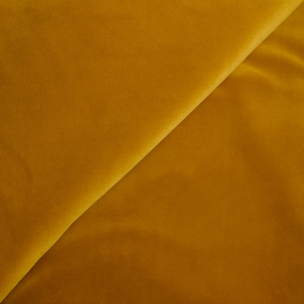 Jersey de velours tout doux ocre – Les Coupons de Saint-Pierre