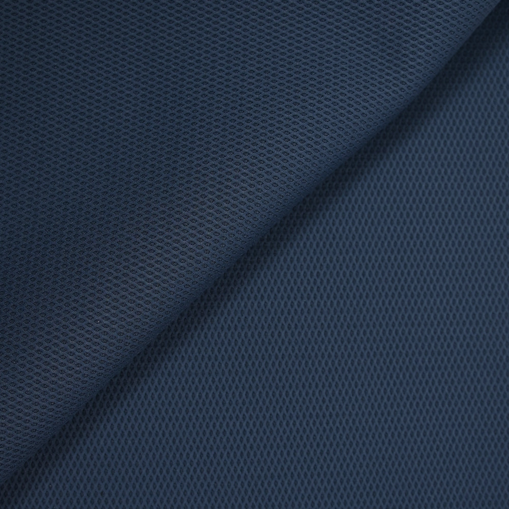 Maille 3D marine néoprène envers jersey noir – Les Coupons de Saint-Pierre