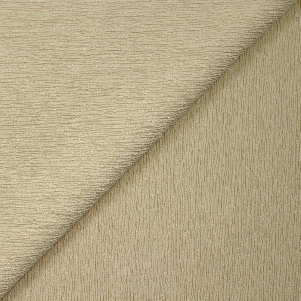 Maille crépon froissée polyester argile – Les Coupons de Saint-Pierre