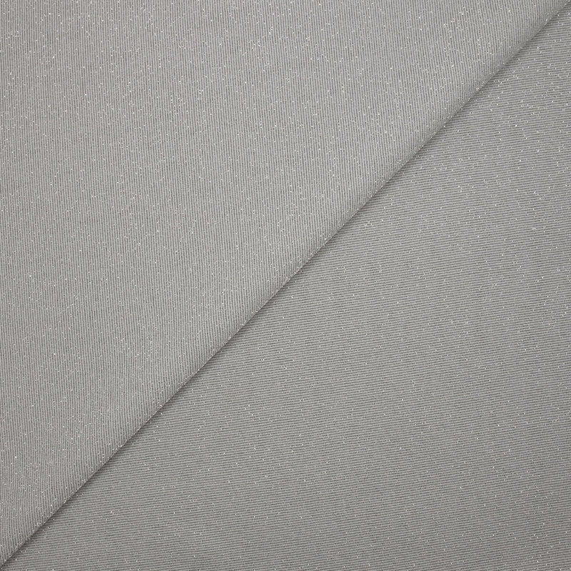 Maille fine Lurex argent fond gris clair – Les Coupons de Saint-Pierre
