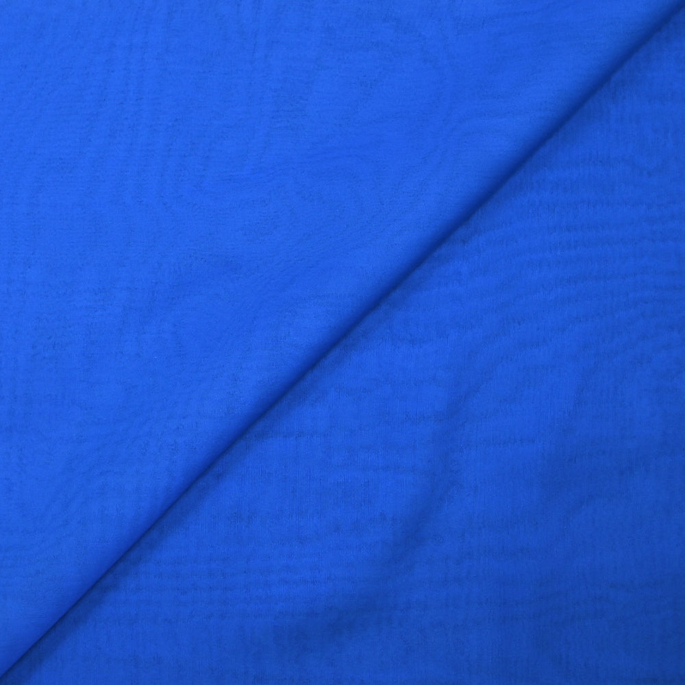 Mousseline de 100% soie unie bleu azur – Les Coupons de Saint-Pierre