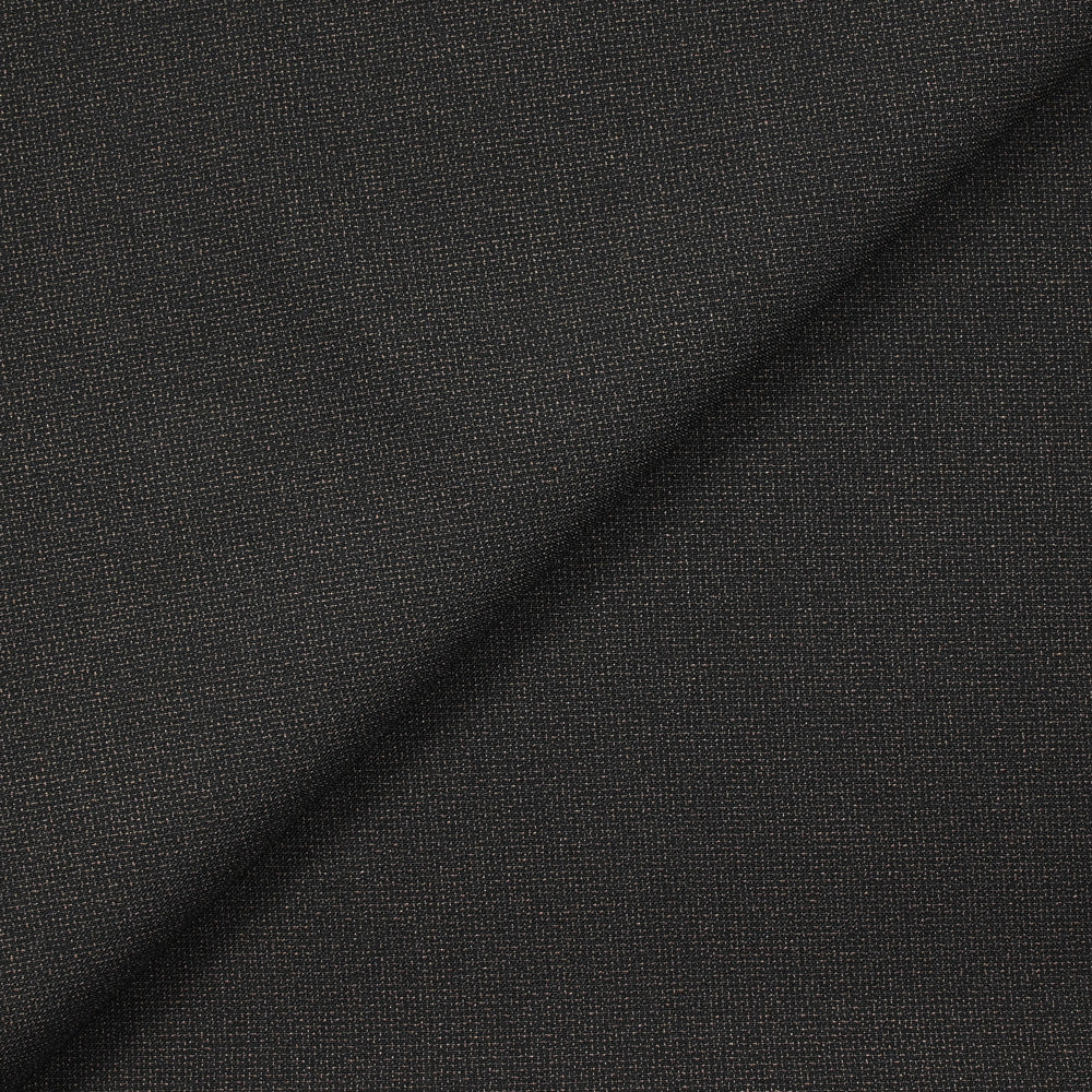 Polyester croisement noir et cuivre – Les Coupons de Saint-Pierre