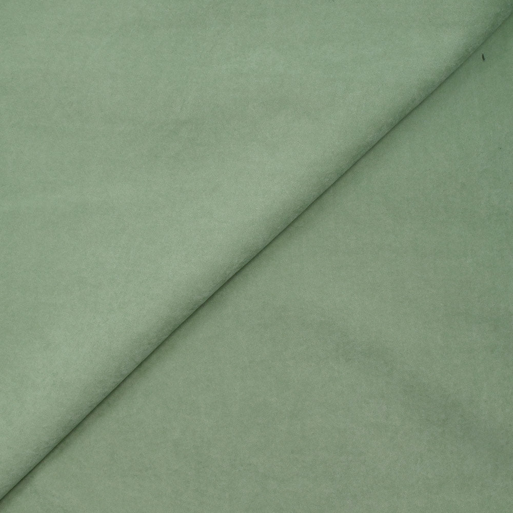 Polyester effet cupro vert – Les Coupons de Saint-Pierre
