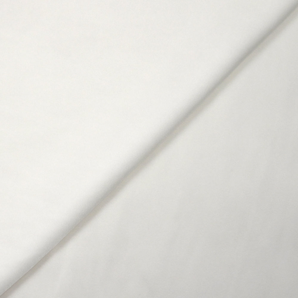 Polyester fluide satiné Alba blanc cassé – Les Coupons de Saint-Pierre