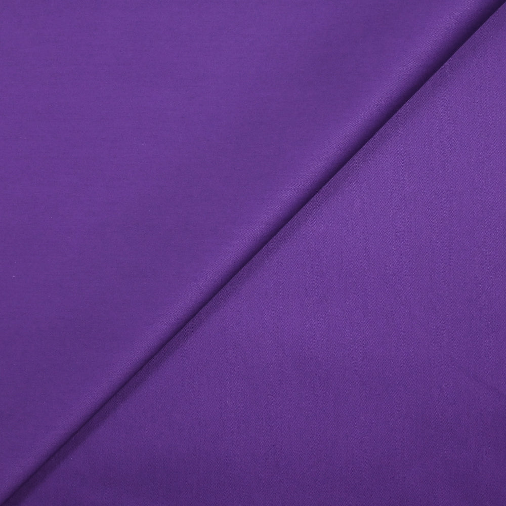 Popeline de coton satinée violet – Les Coupons de Saint-Pierre