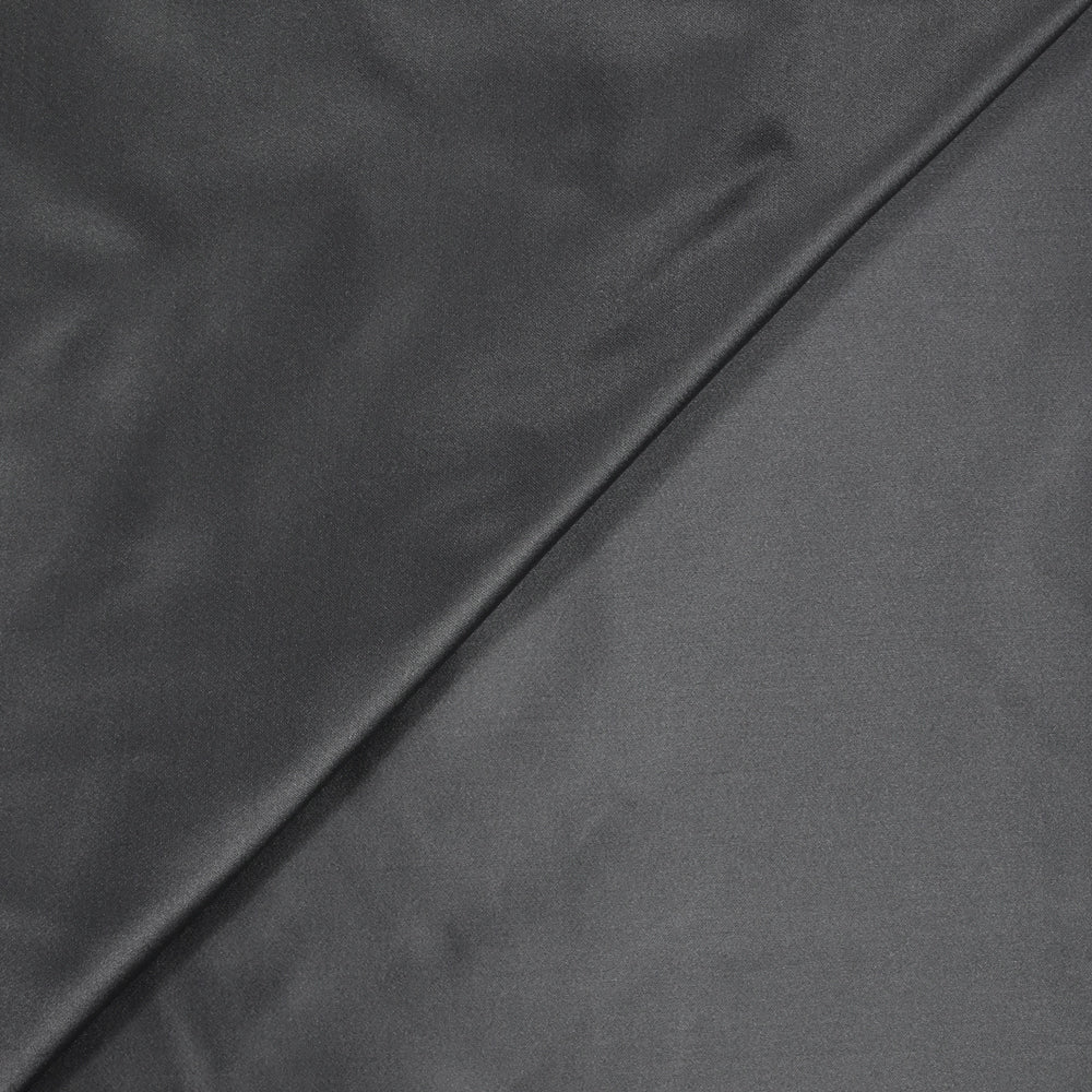Satin polyester gris acier – Les Coupons de Saint-Pierre