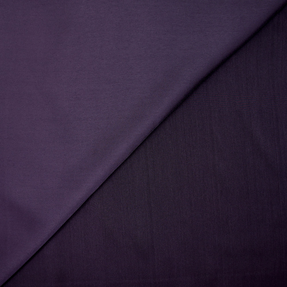 Voile de polyester satiné aubergine – Les Coupons de Saint-Pierre