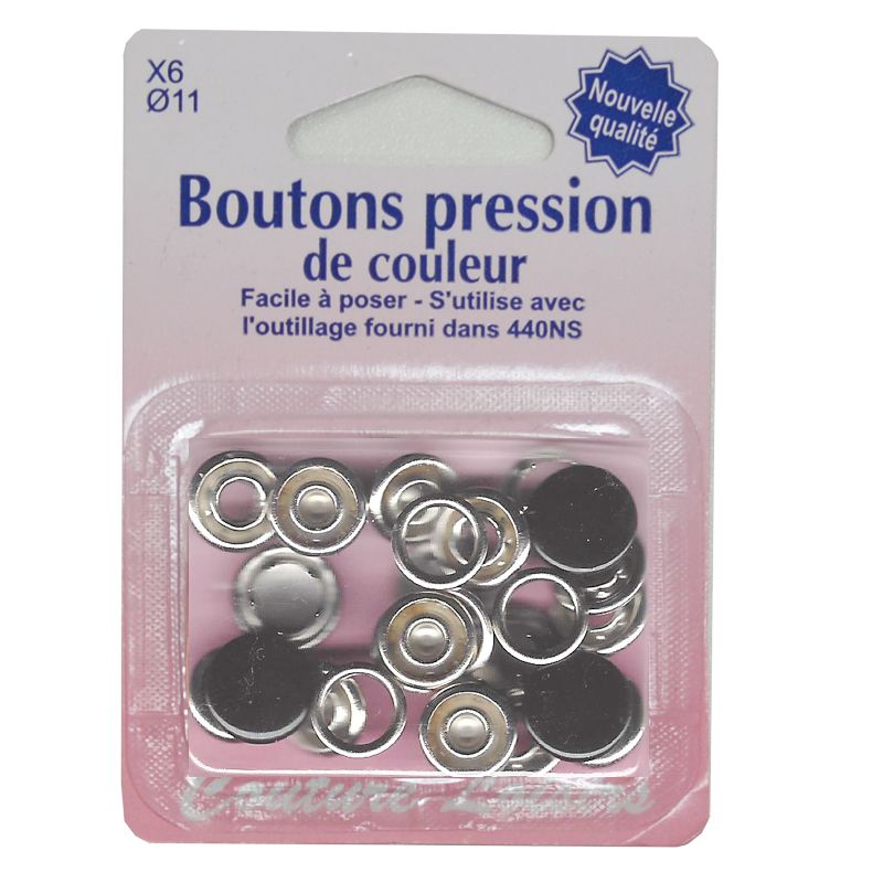 MERCERIE - Boutons pression de couleur noir - Les Coupons de Saint ...