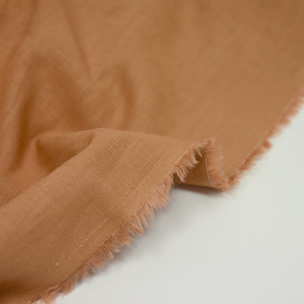 100% Lin camel – Les Coupons de Saint-Pierre