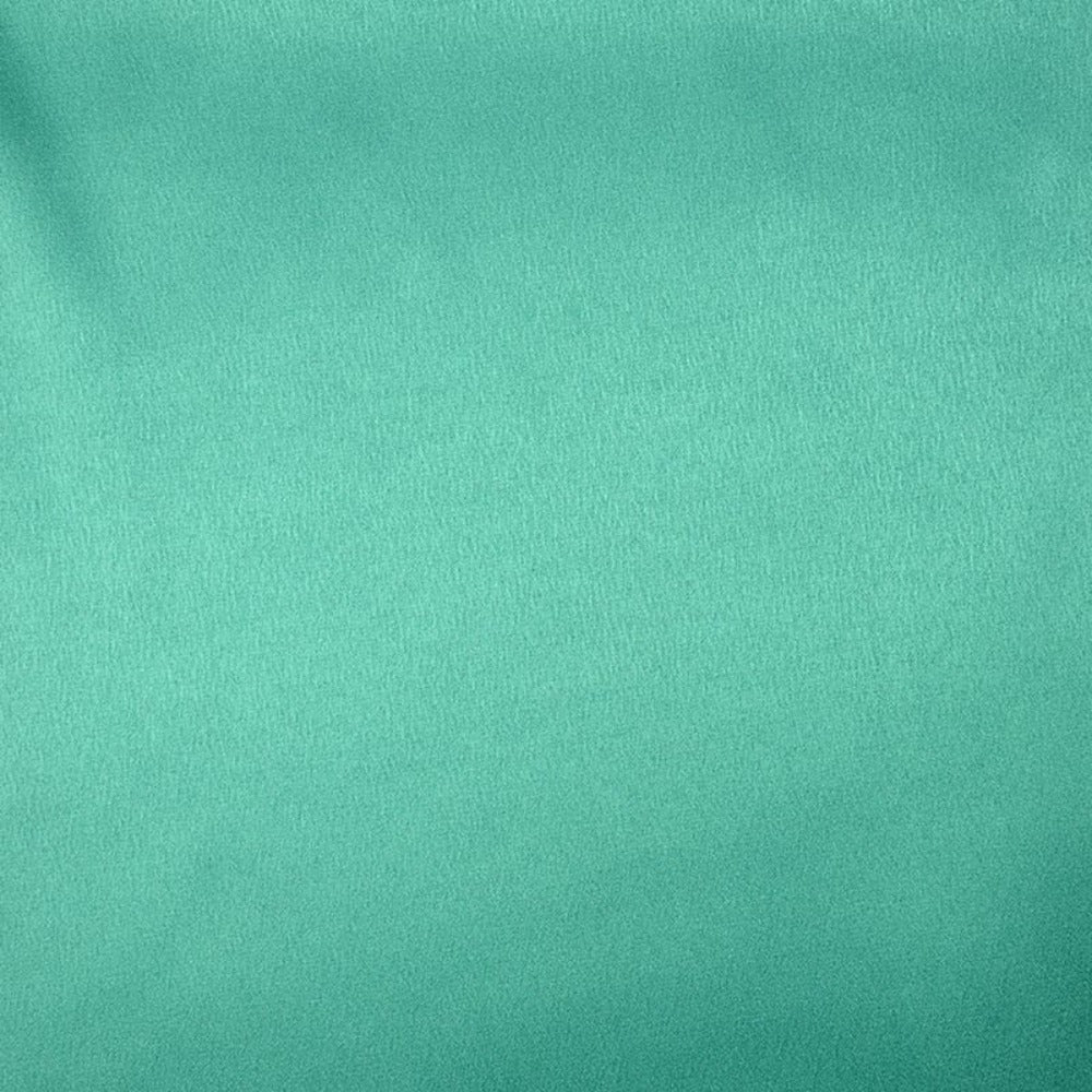 Crêpe satin polyester turquoise – Les Coupons de Saint-Pierre